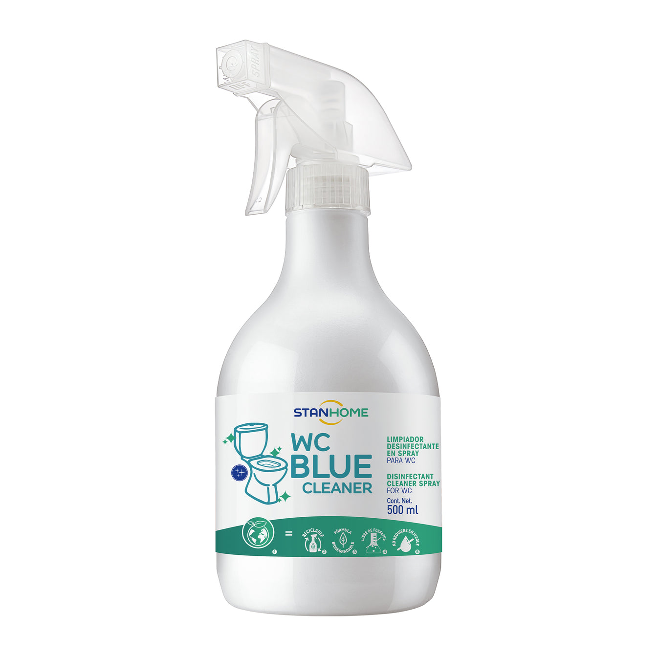 WC Blue Cleaner 500 ML | Limpiador de baños | Compra en Stanhome México