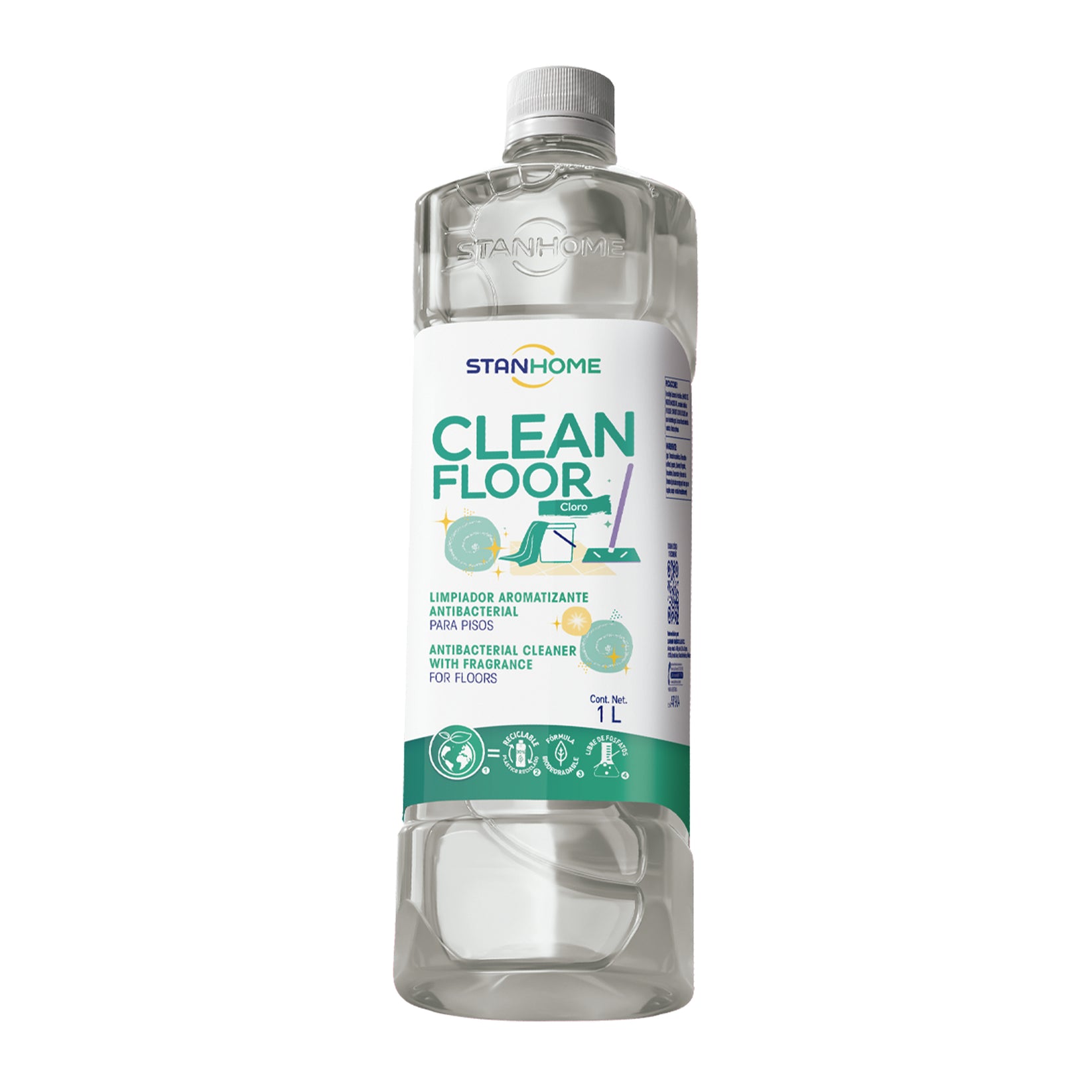 Clean Floor 1L | Limpiador para pisos antibacterial aromatizante ...